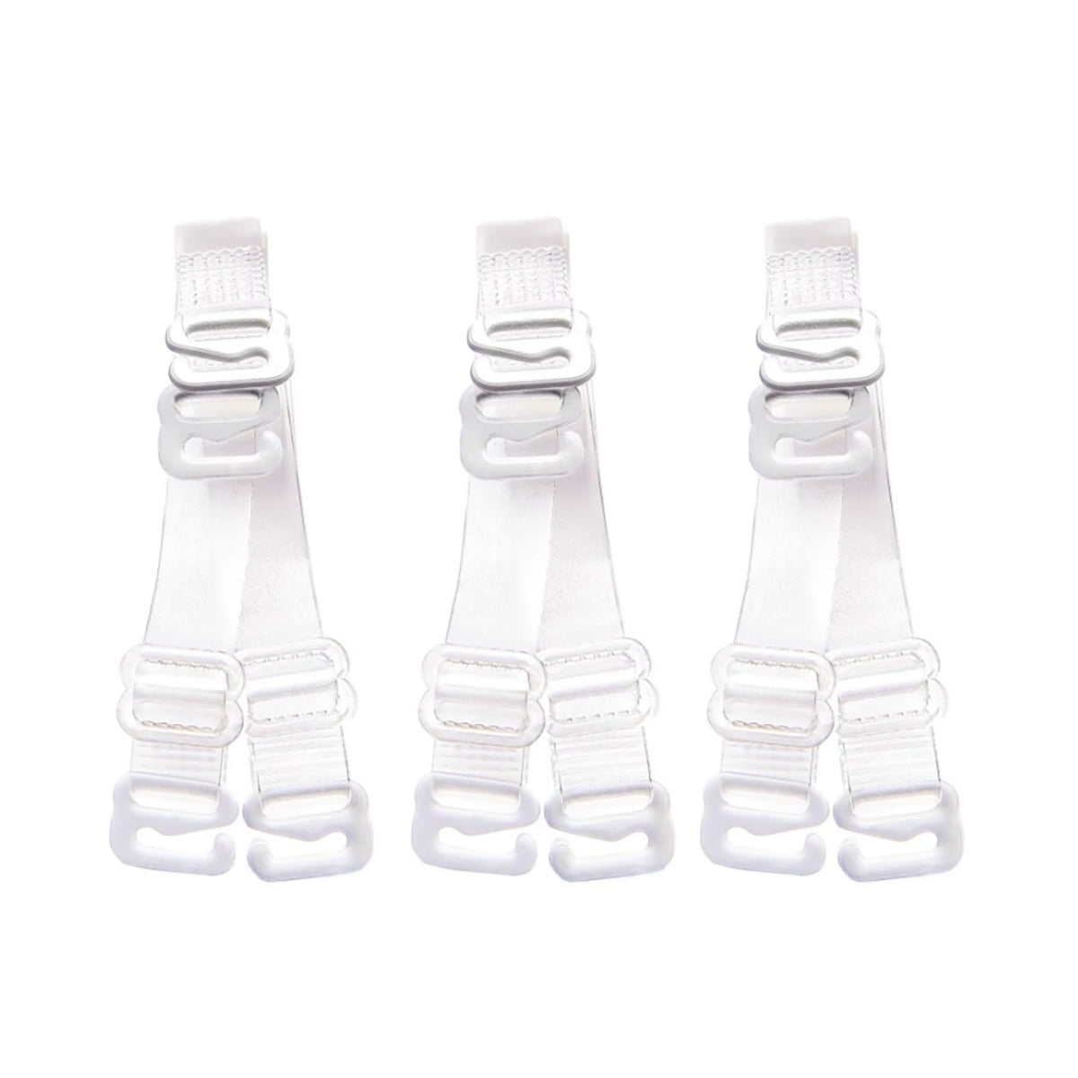 Clear Bra Straps, 3-Pairs Women's Transparent Bra Straps Invisibles Non ...