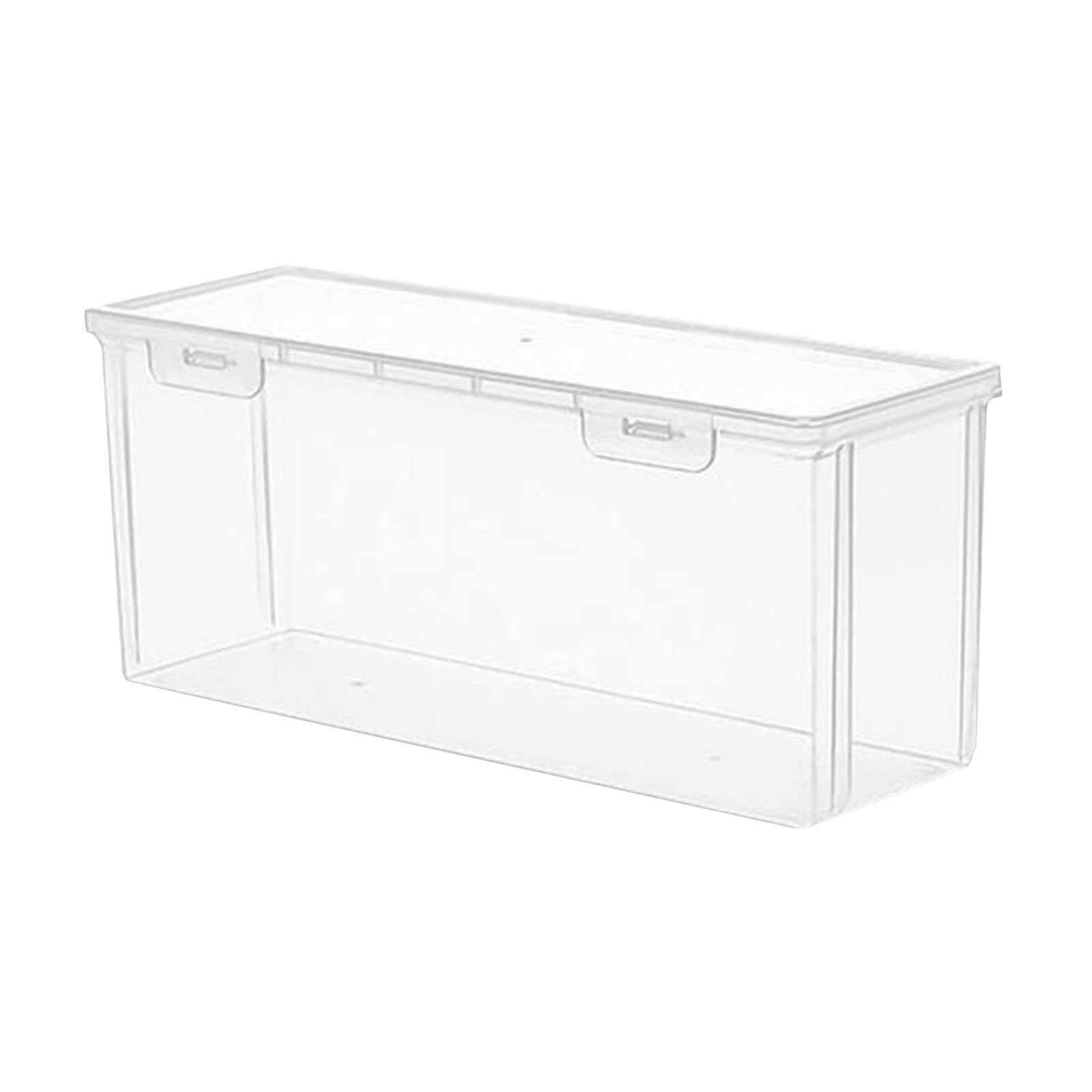 Clear Bread Box with Lid for Snacks Vegetables Fruits Cake Keep Fresh ...