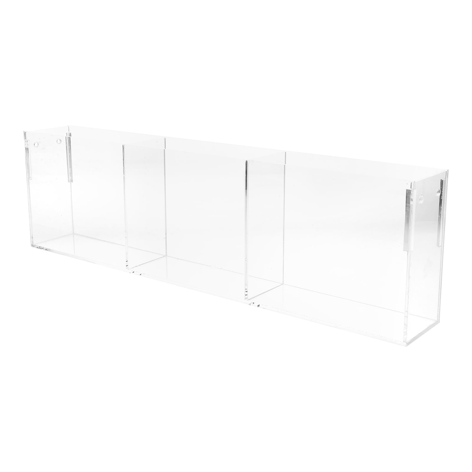 Clear Brochure Organizer Storage Box Document Rack Card Holder Display ...