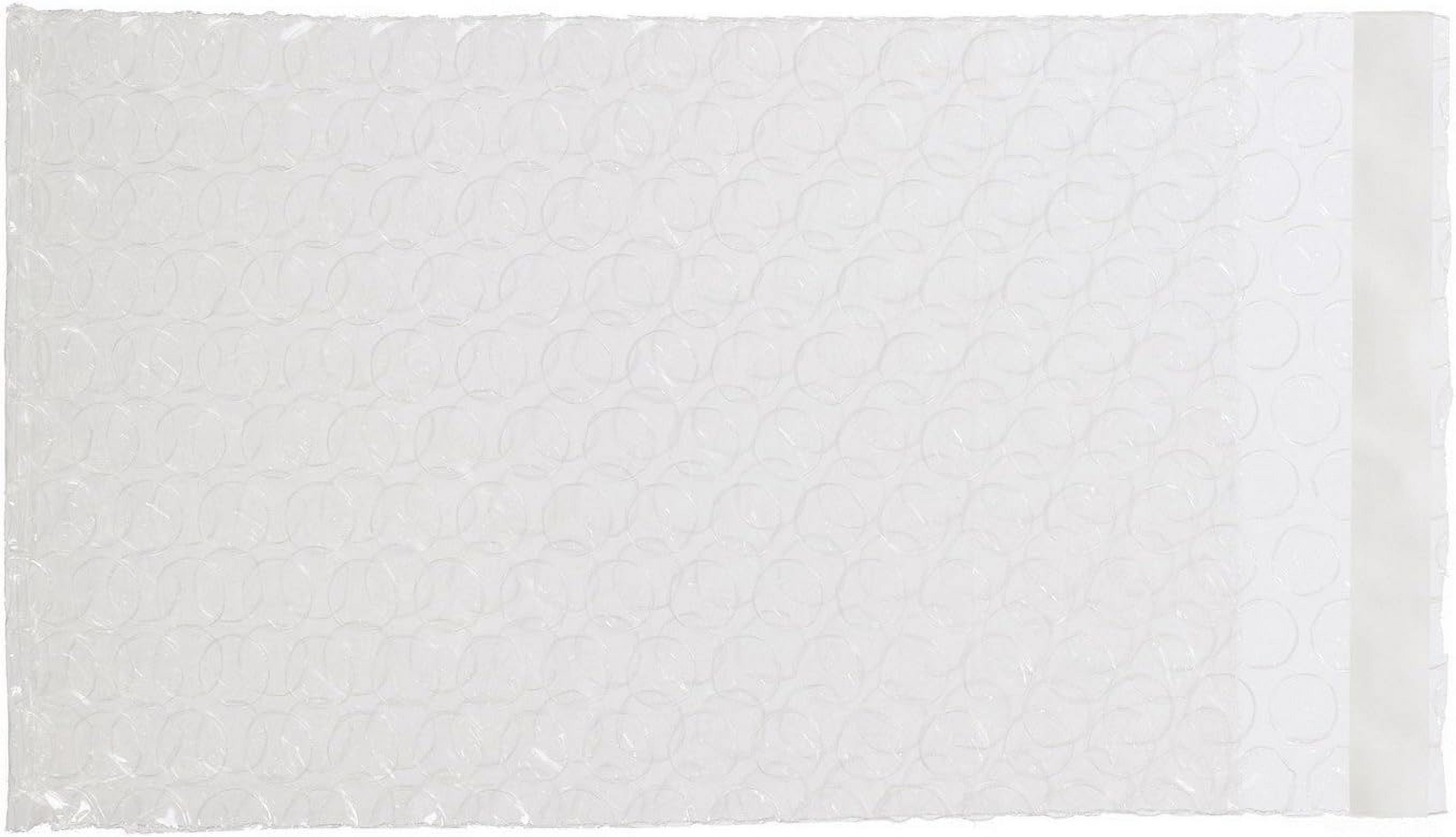 Clear Bubble Self Seal Packing Bag Smooth On Both Sides 4 X 61 100 Pcs