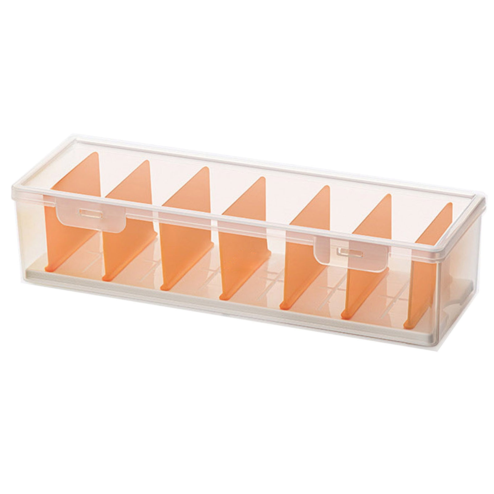 Clear Cable Organizer Box with Lid Plastic Charger Cord Storage Office ...