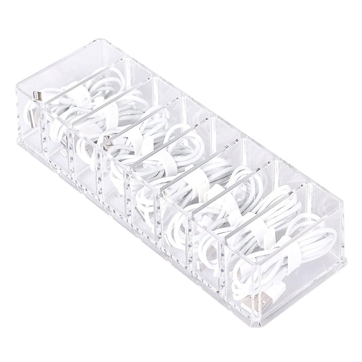 Clear Cable Storage Box,Cable Organizer Box ,Storage Desktop Data Cable ...
