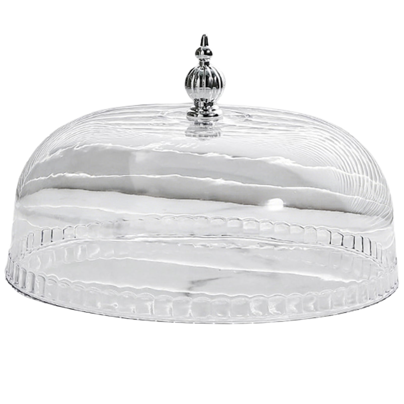 Clear Cake Stand Lid, Cake Dome Cover Round Pastry Display Cloche for ...