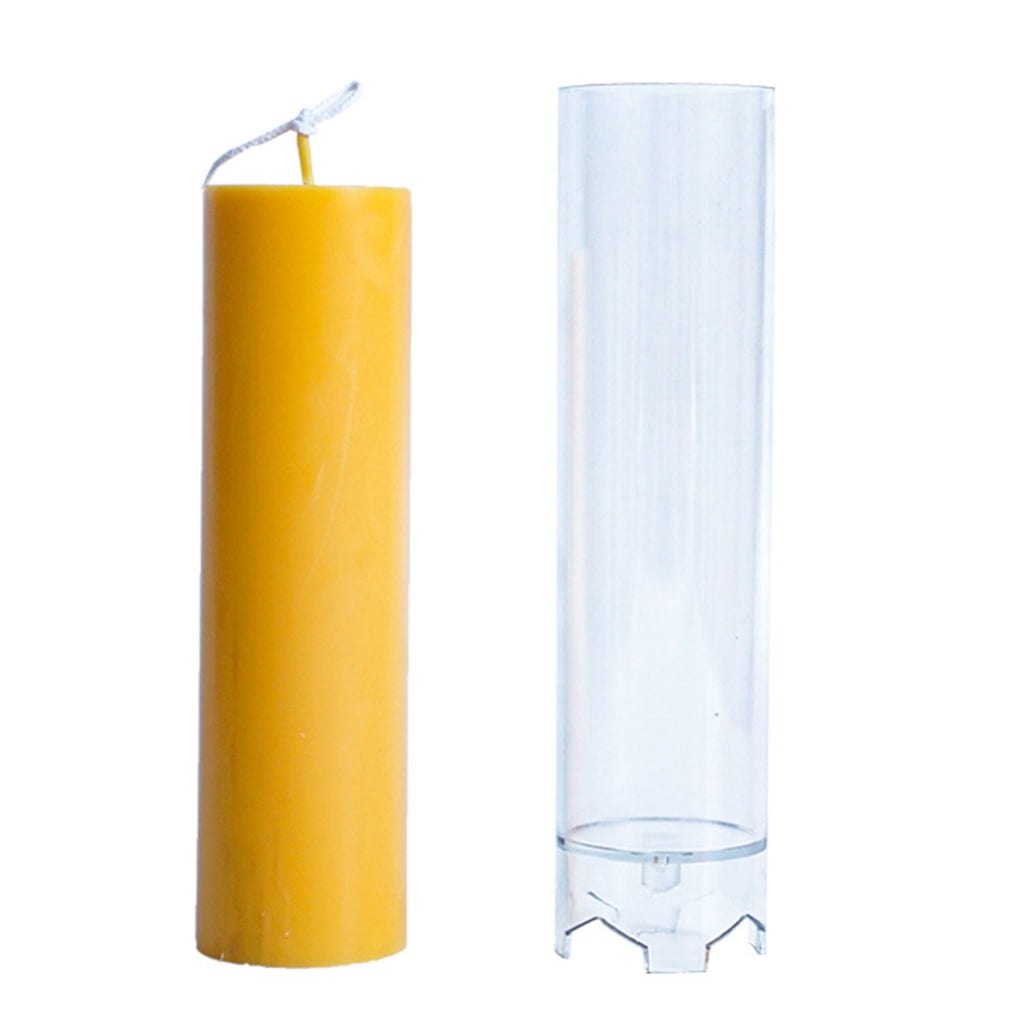 Clear Candlestick Molds Cylindrical Mould Handmade Soap Molds - Walmart.com