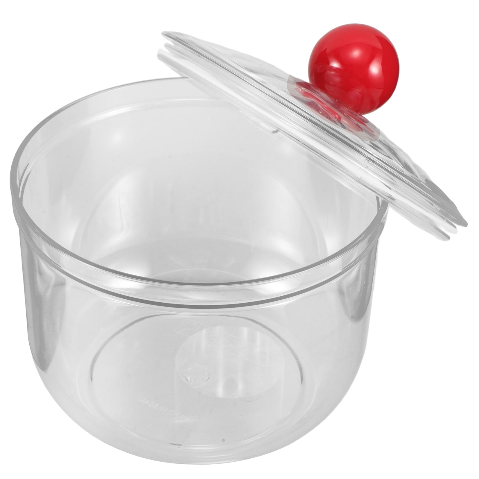 Clear Candy Jars With Lids Cotton Ball Jar Cookies Container Toothpicks ...