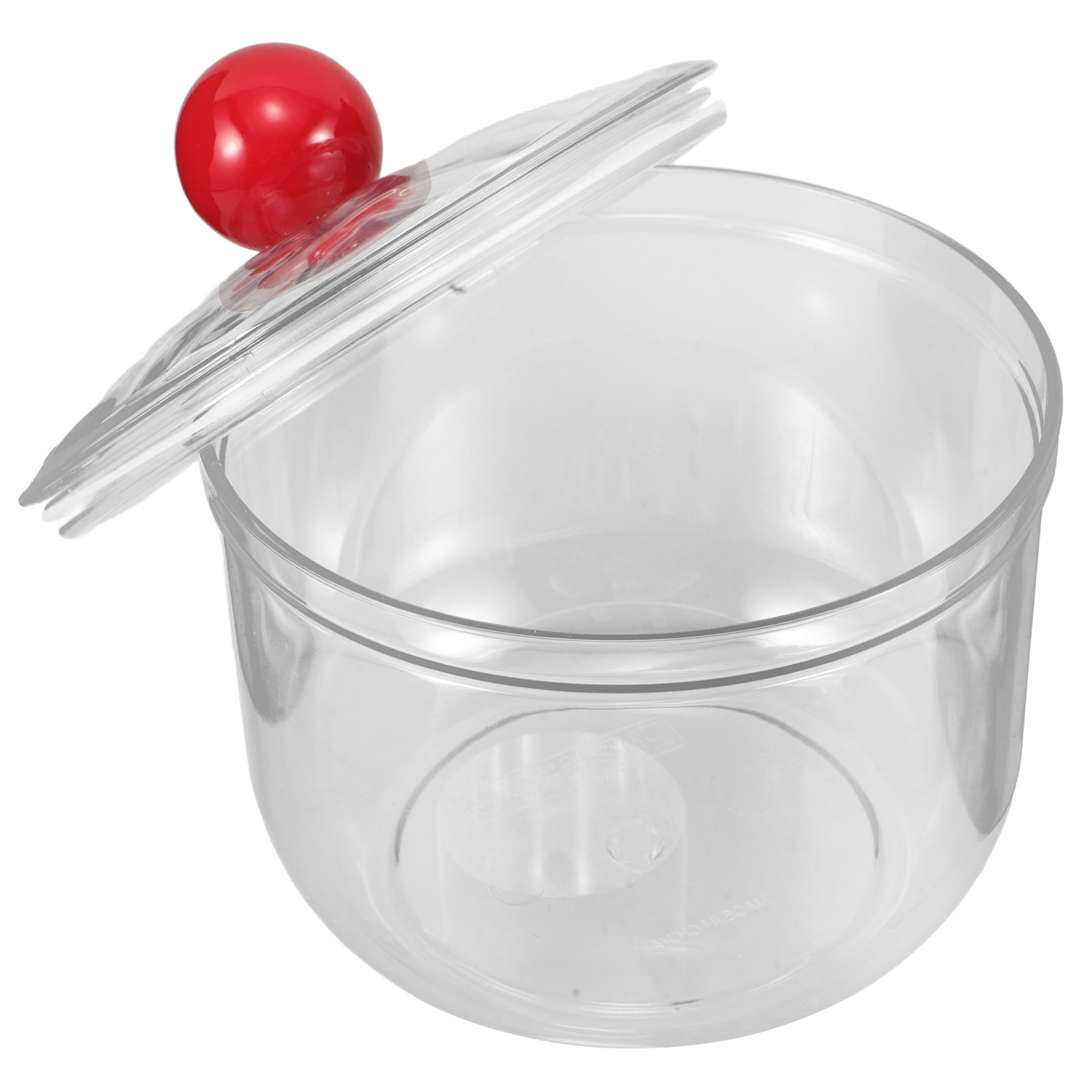 Clear Candy Jars With Lids Cotton Ball Jar Cookies Container Toothpicks ...