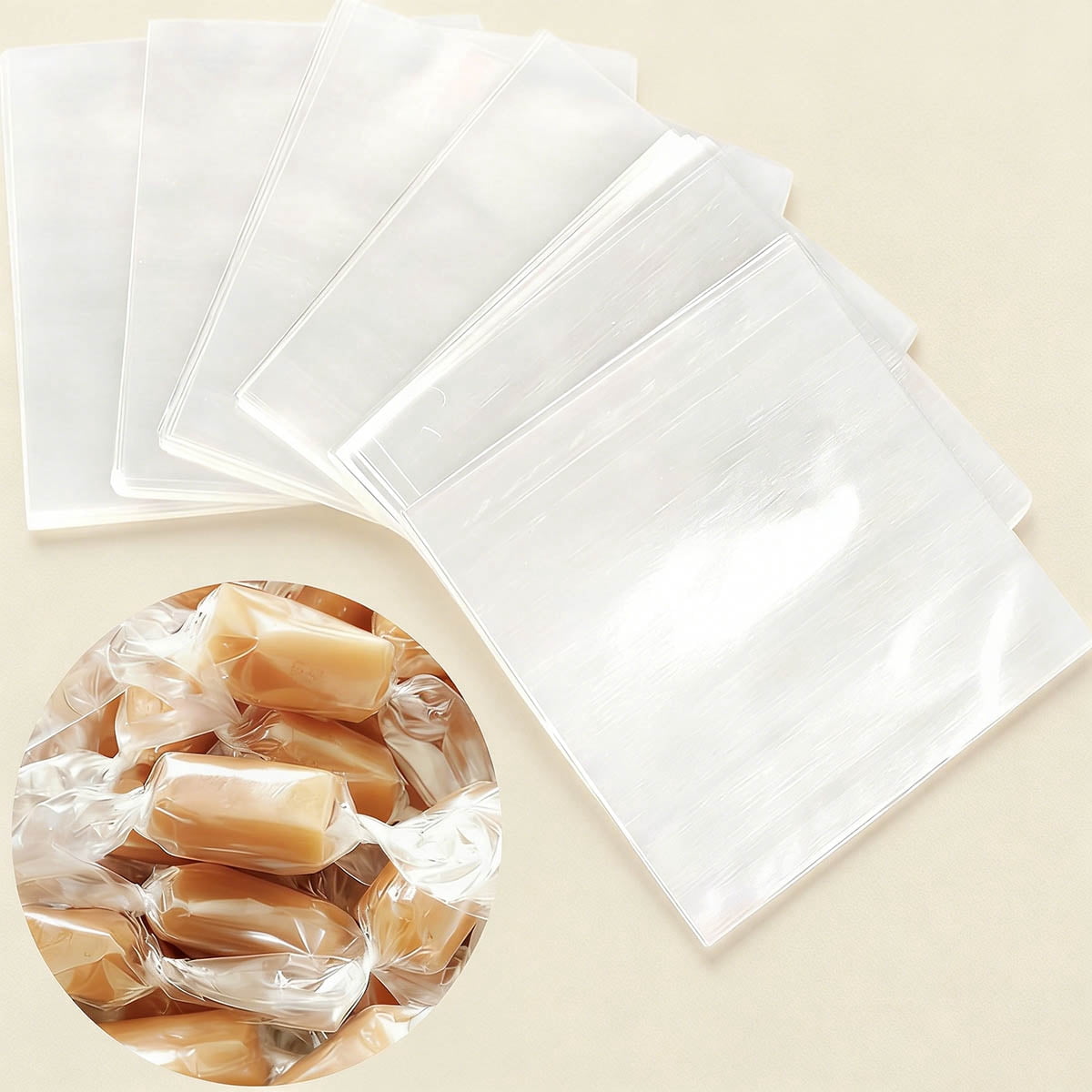 Clear Candy Wrappers, Cellophane Candy Wrappers Wrapping Papers for ...