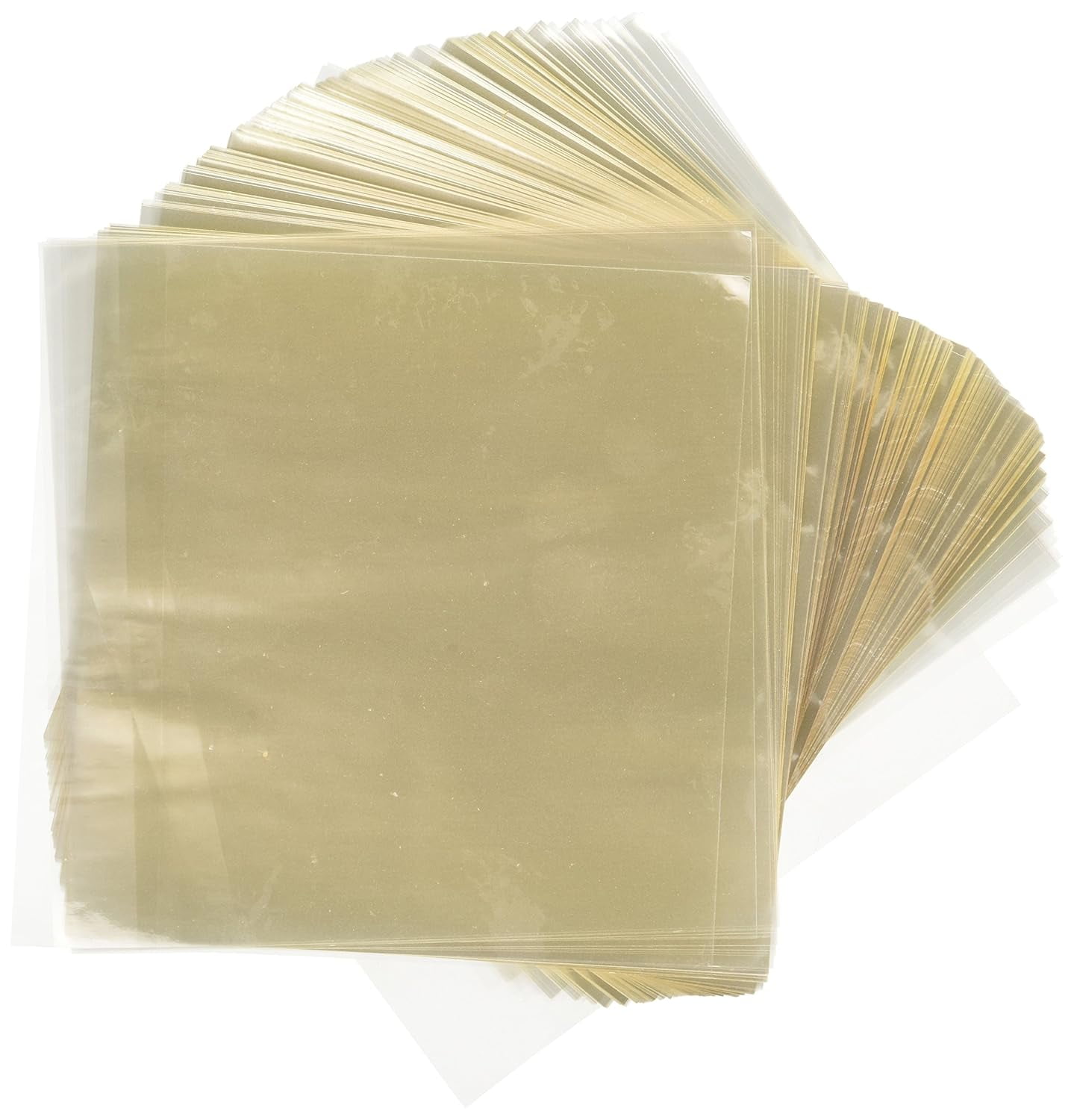 Clear Caramel Colored Wrapper Sheets, Wrapping Paper for Candy, 5 x 5 ...