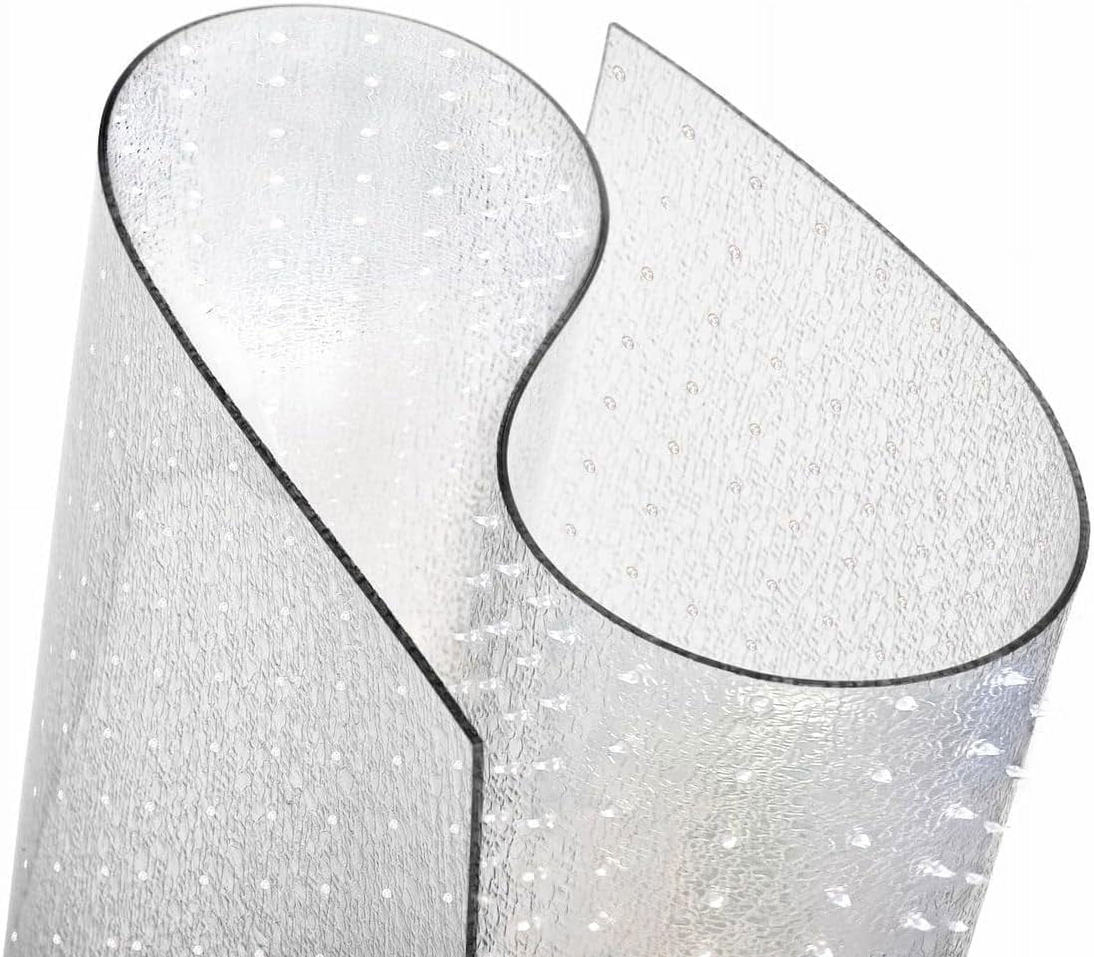 Clear Carpet Runner,Safe, 40 Inch Round, 2mm Thick Clear Vinyl, Plastic ...