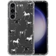 Clear Case Compatible with Samsung Galaxy S23, Horse-Black Cute Soft ...