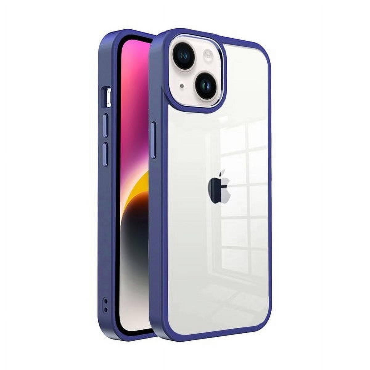 Clear Case Designed for iPhone 14 Plus Heavy Duty Clear Case, Shock ...