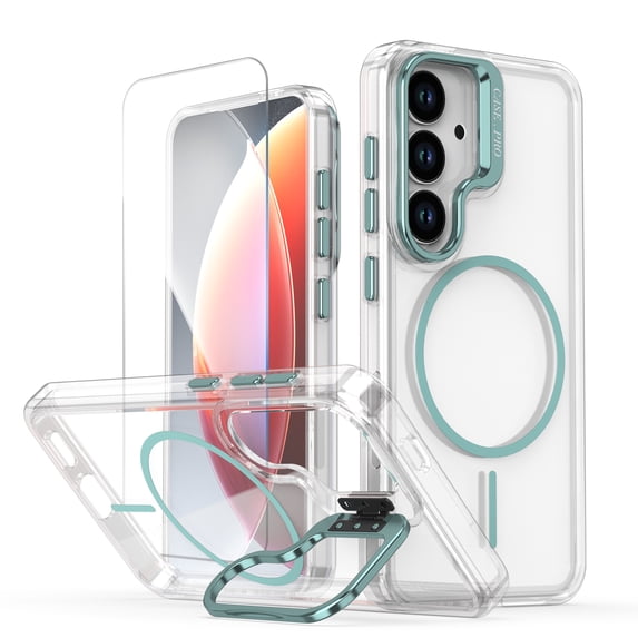 Clear Case for Samsung Galaxy S26 with Screen Protector, Compatible ...