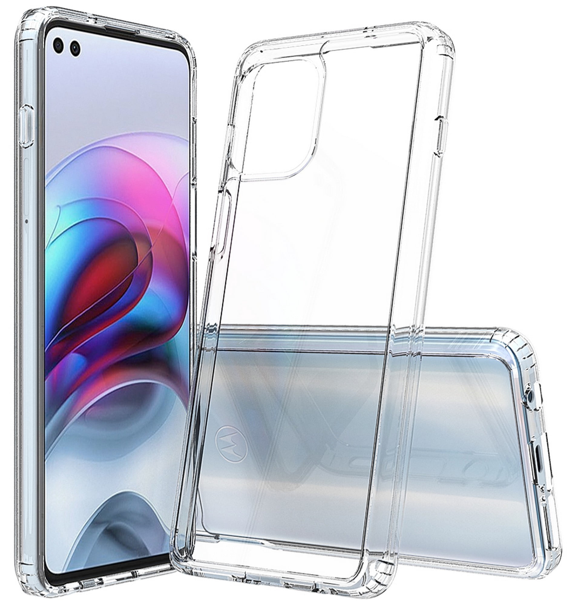 Clear Case for Moto G100, Transparent [Aquaflex] Semi-Flexible TPU ...