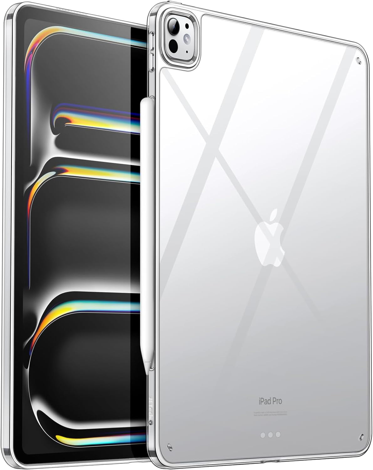 Clear Case for iPad Pro 13-Inch M4 (2024), Anti-Yellowing Transparent ...