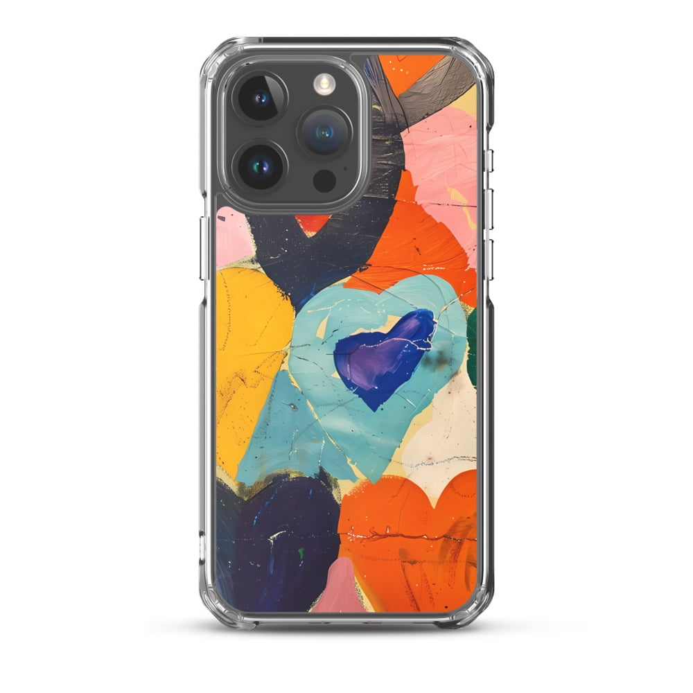 Clear Case for iPhone® Heart Art Phone Cover Gift Valentines Day ...