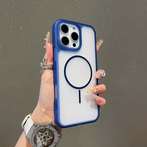 Clear Case for iPhone 12 Pro Max, Magnetic Phone Cover, Military Grade ...