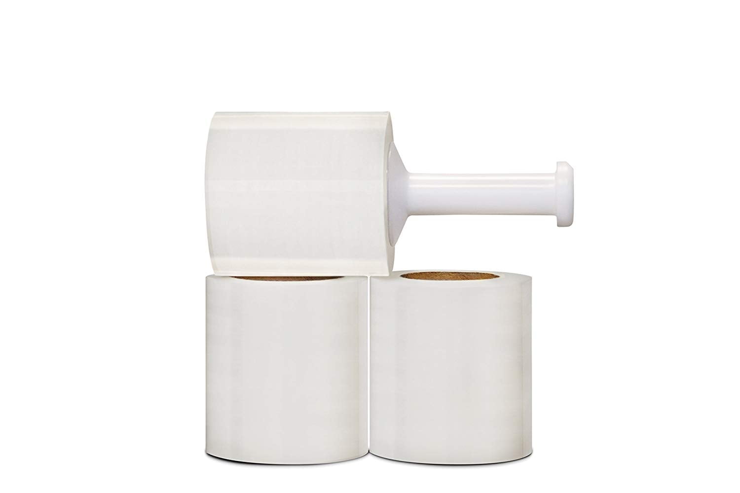 SSBM Cast Mini Hand Stretch Wrap 5" x 600' 432 Rolls 135 Gauge Clear ...