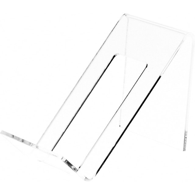 Clear Cell Phone Display Stand/Easel, 2" W x 3.5" D 2.75" H (12 Pack ...