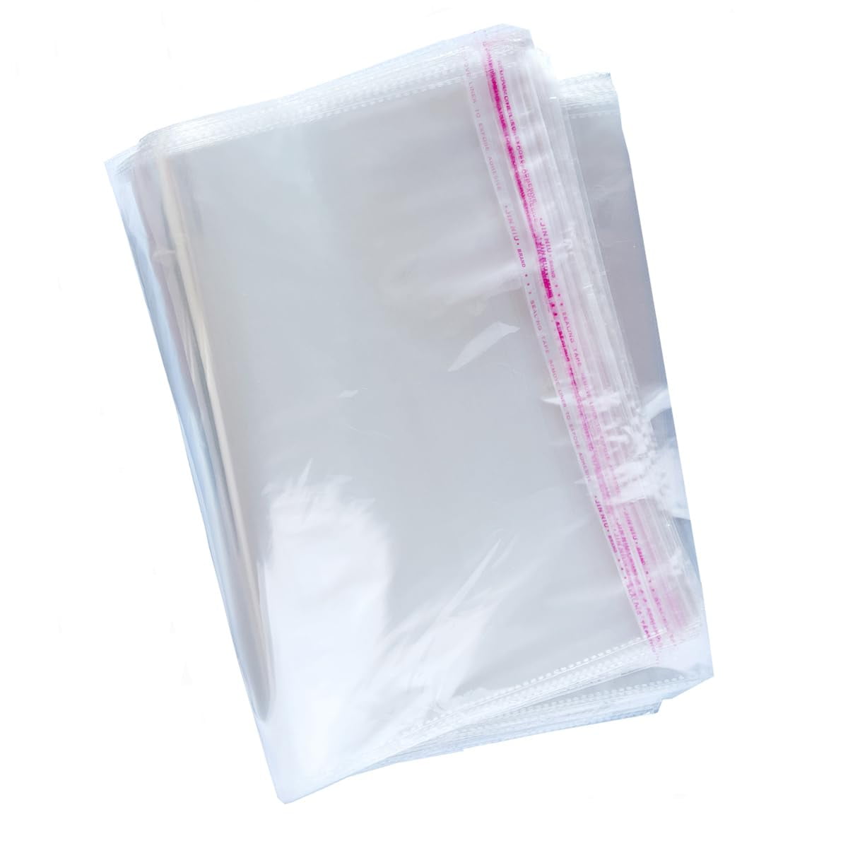 Clear Cellophane Bags - Resealable Plastic OPP Bags - 15 x 20 - 100 ...