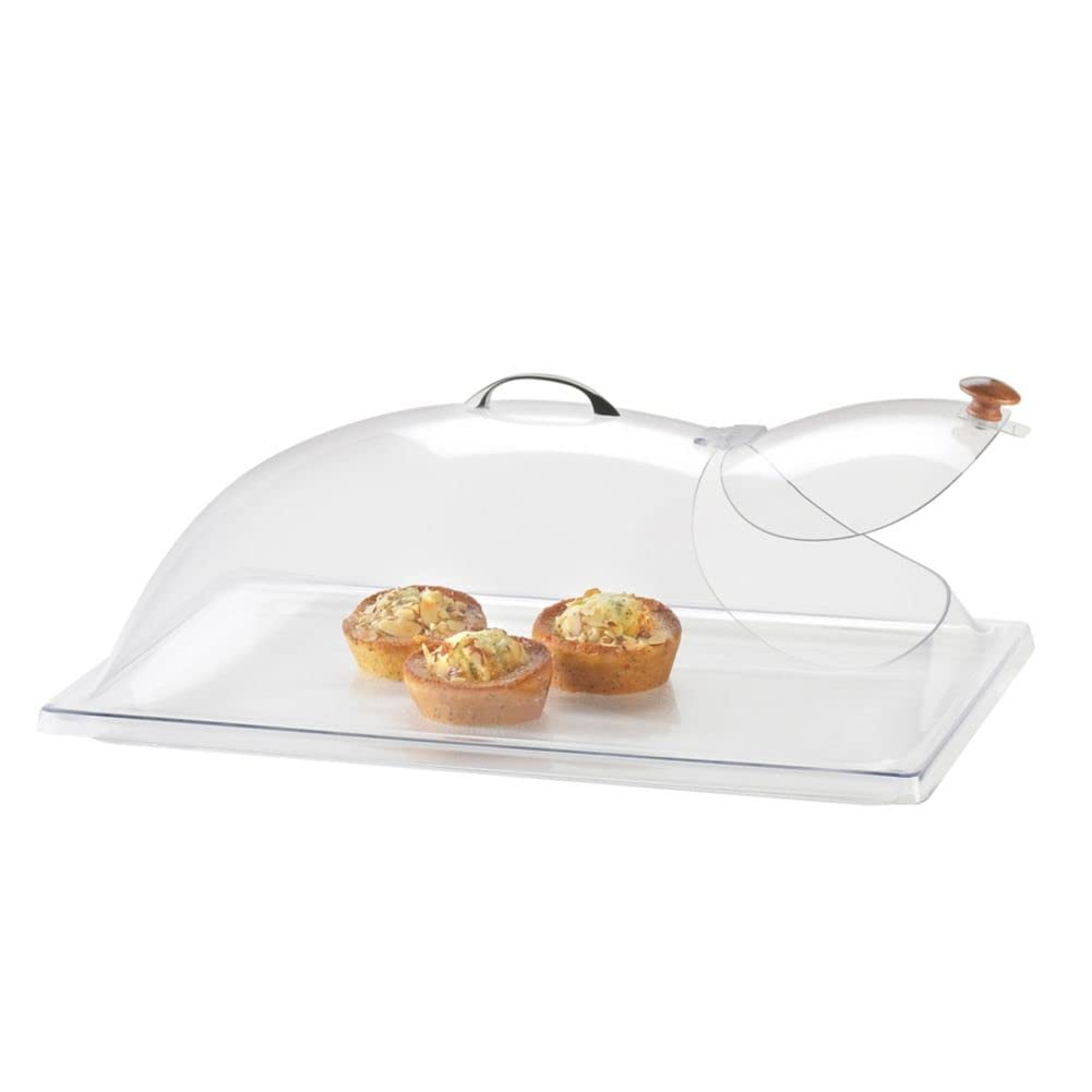 Clear Chafer Cover with Door, 12" Width x 20" Depth x 7" Height, Clear ...