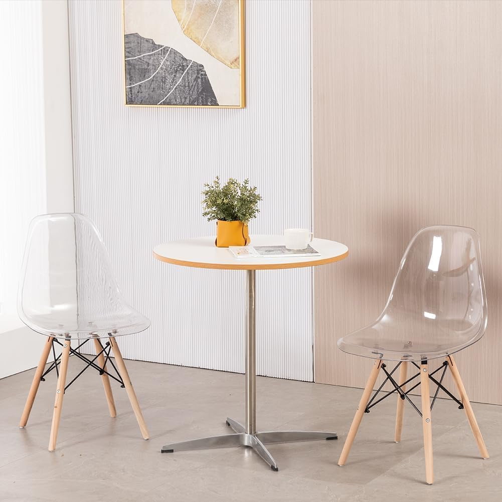 Clear Chair, Acrylic Chairs, Modern Kitchen Table Chairs Transparent ...