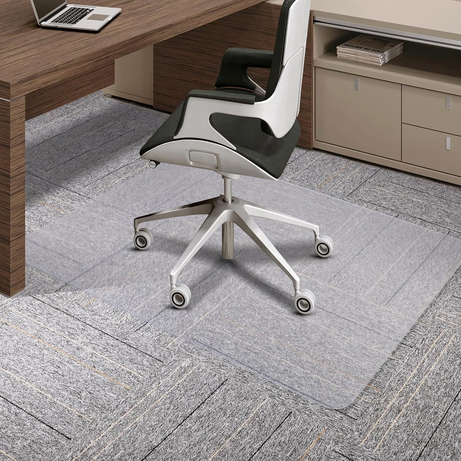 Clear Chair Mat, 48" x 36" Chair Mat for Carpeted Floors, Heavy Duty ...