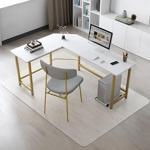 Clear Chair mat for Hardwood Floor 51 x 63 inches Transparent Floor ...