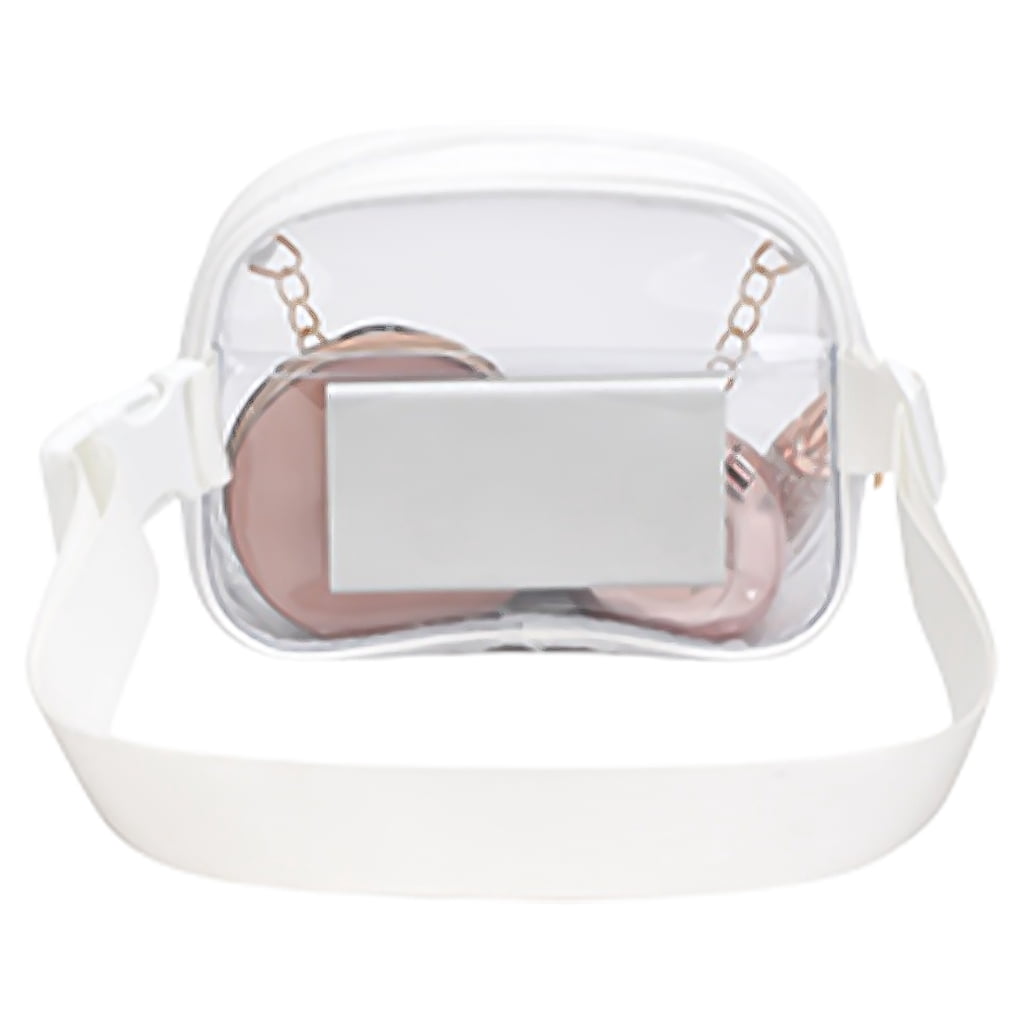 Clear Chest Bag Fashion Sport Bag Waterproof Crossbody Bag See Through ...