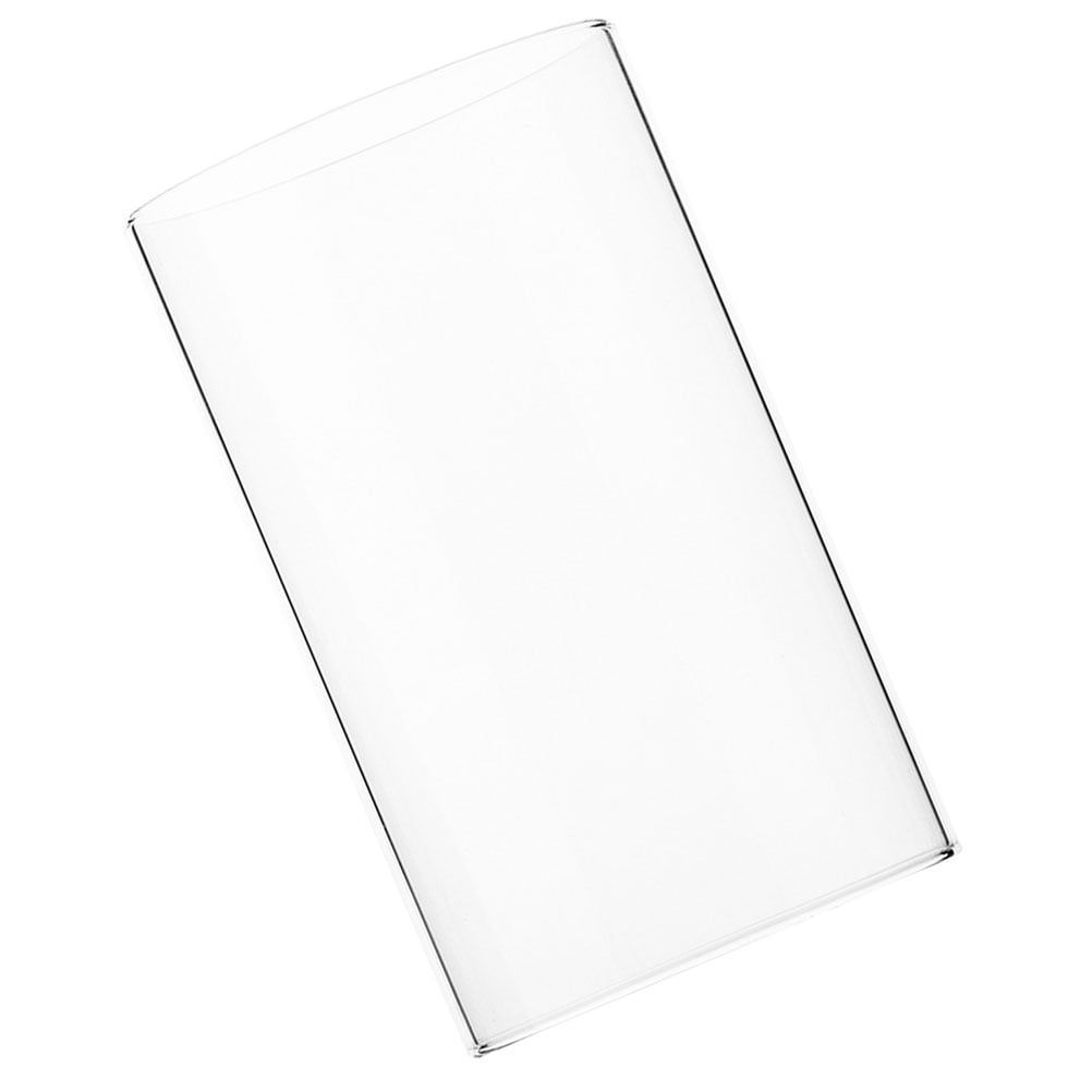 Guichaokj Clear Chimney Tube Glass Open Ended Candle Shade Glass Candle ...