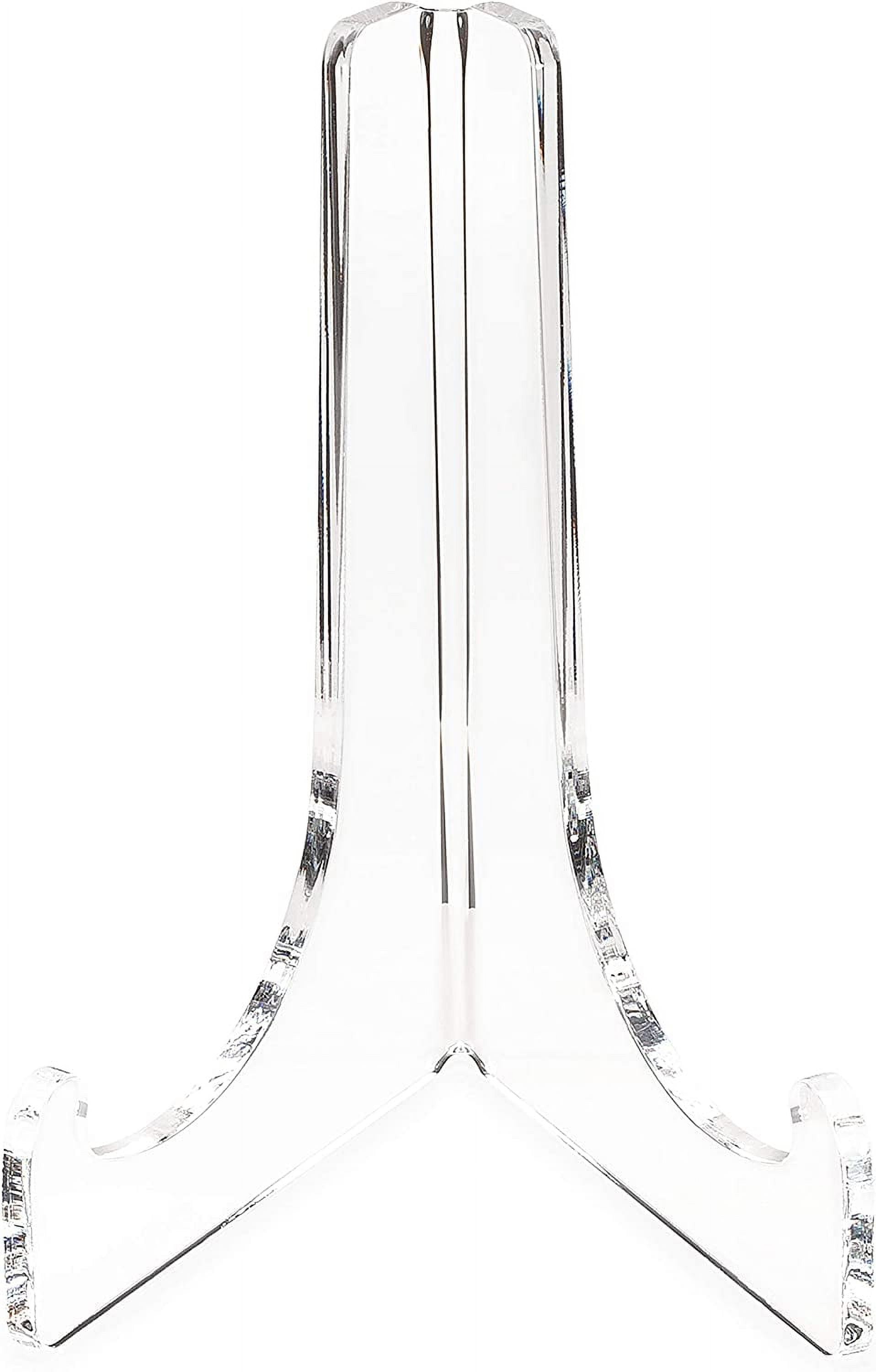 Clear Choice Single-Bend Acrylic Easel Stand | Multipurpose Easel 10.5 ...