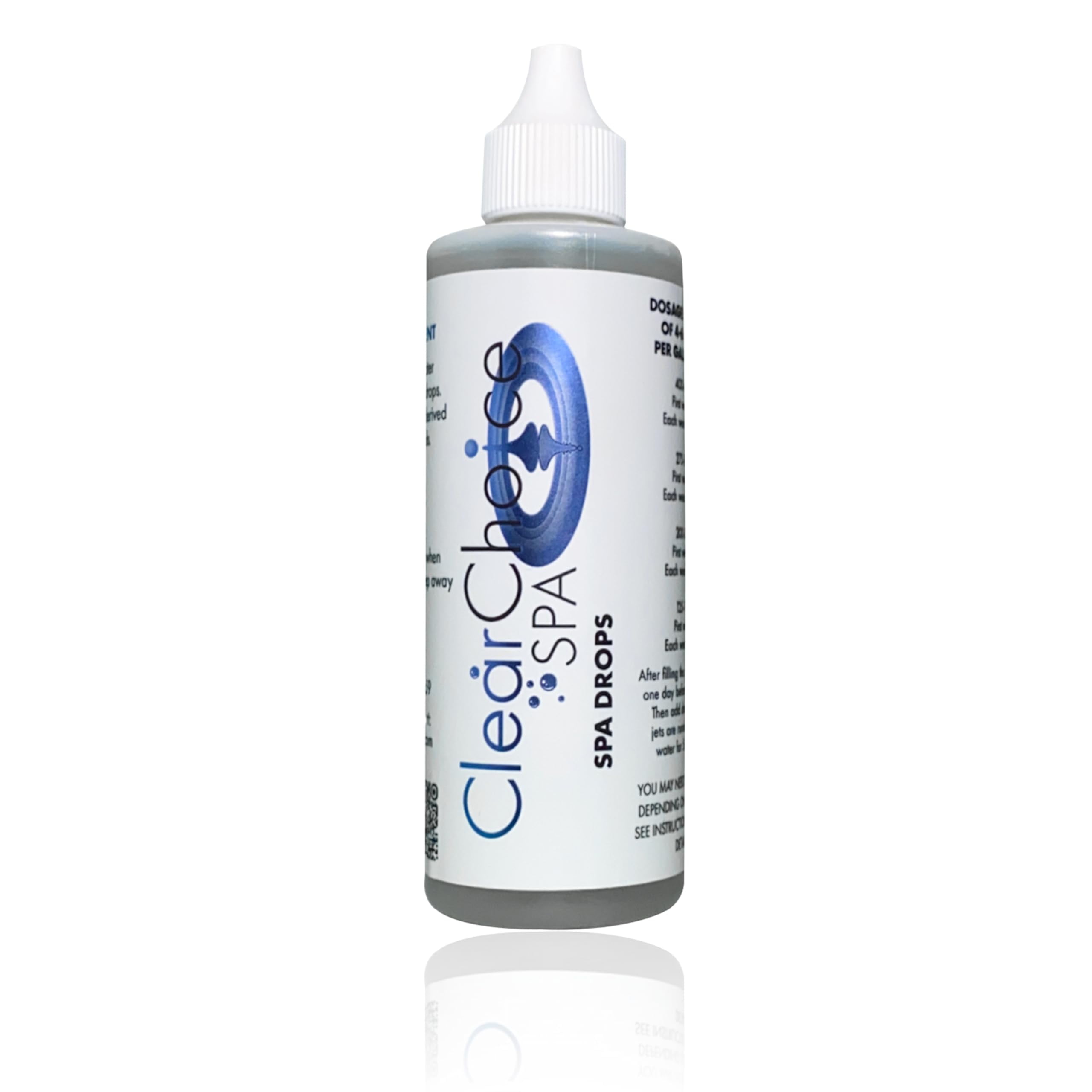 Clear Choice Spa Drops – 2-Year Supply, 4oz Enzyme-Based Hot Tub ...