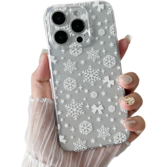 Clear Christmas Case for iPhone 15 Pro Max 6.7 inch,Cute Merry ...