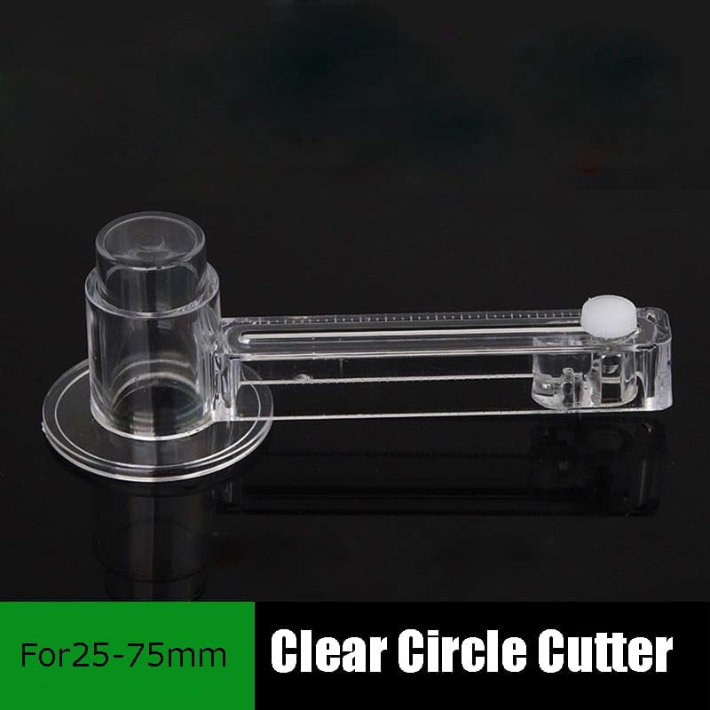 Clear Circle Cutter, Round Knife Badge Button Maker Tools, Adjustable ...