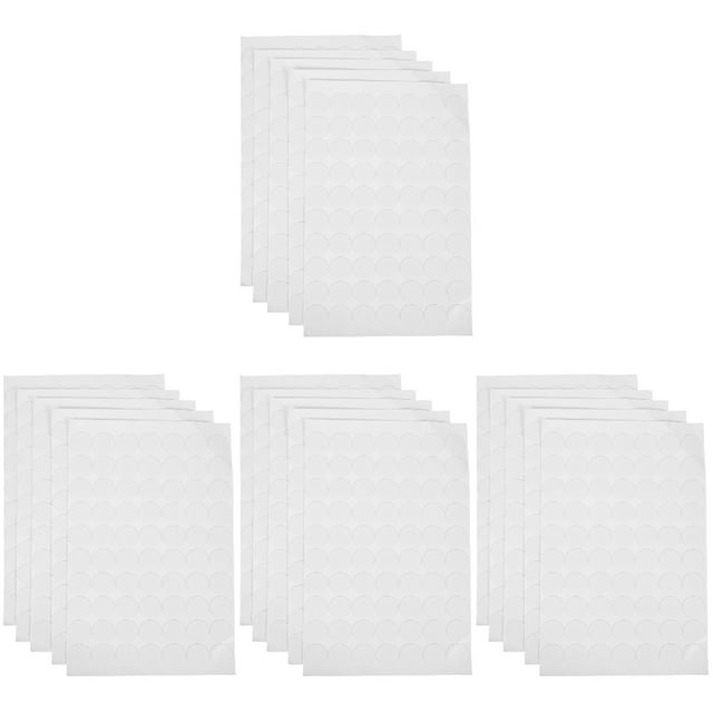 Clear Circle Stickers Double Sided Dot Transparent Round Double ...