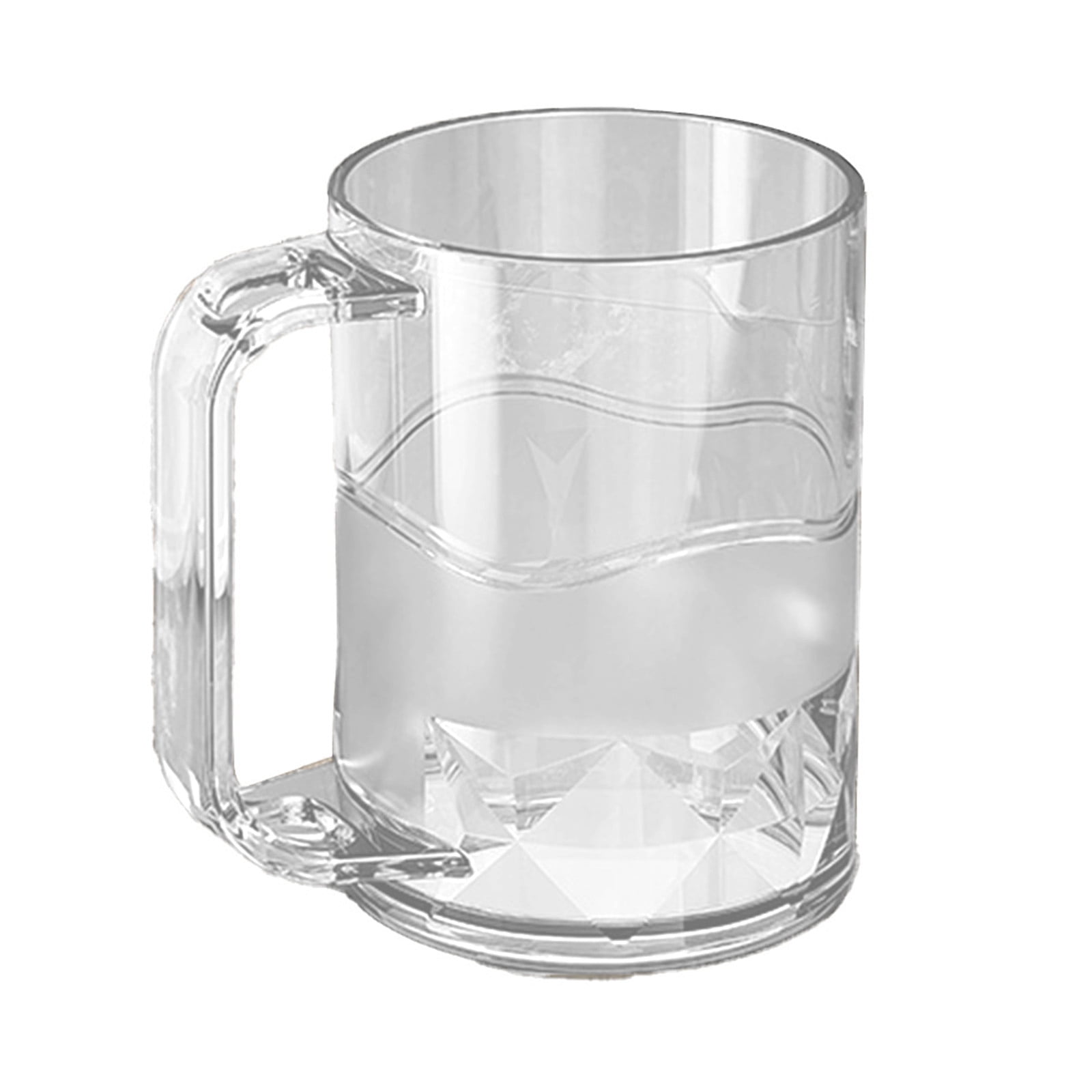 Clear Clear Plastic Toothbrush Cup With Ventilation Holes Bathroom ...