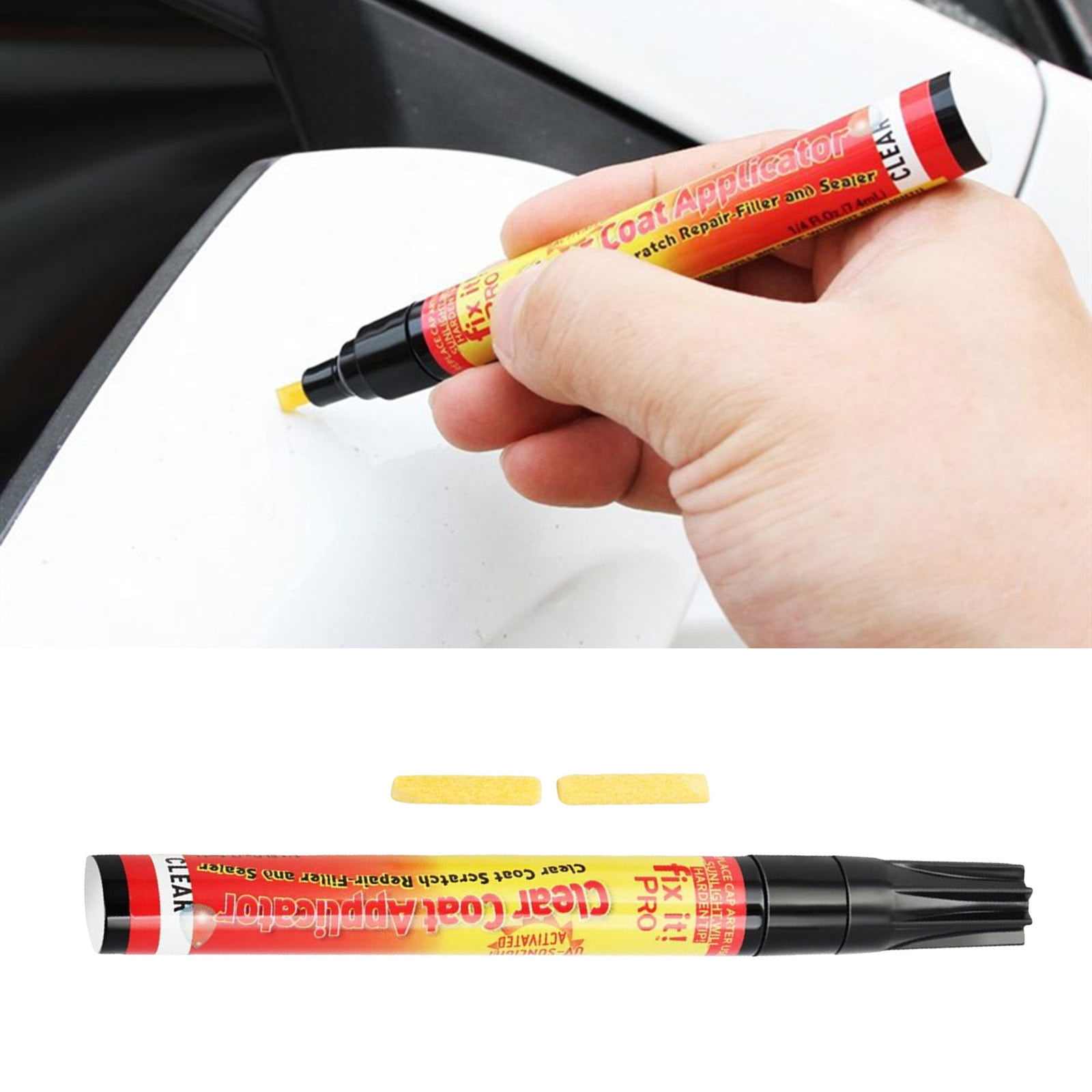 Clear Coat Scratch Repair Filler,10ML Car Scratch Renovate Pen For Automotive And Furniture ...