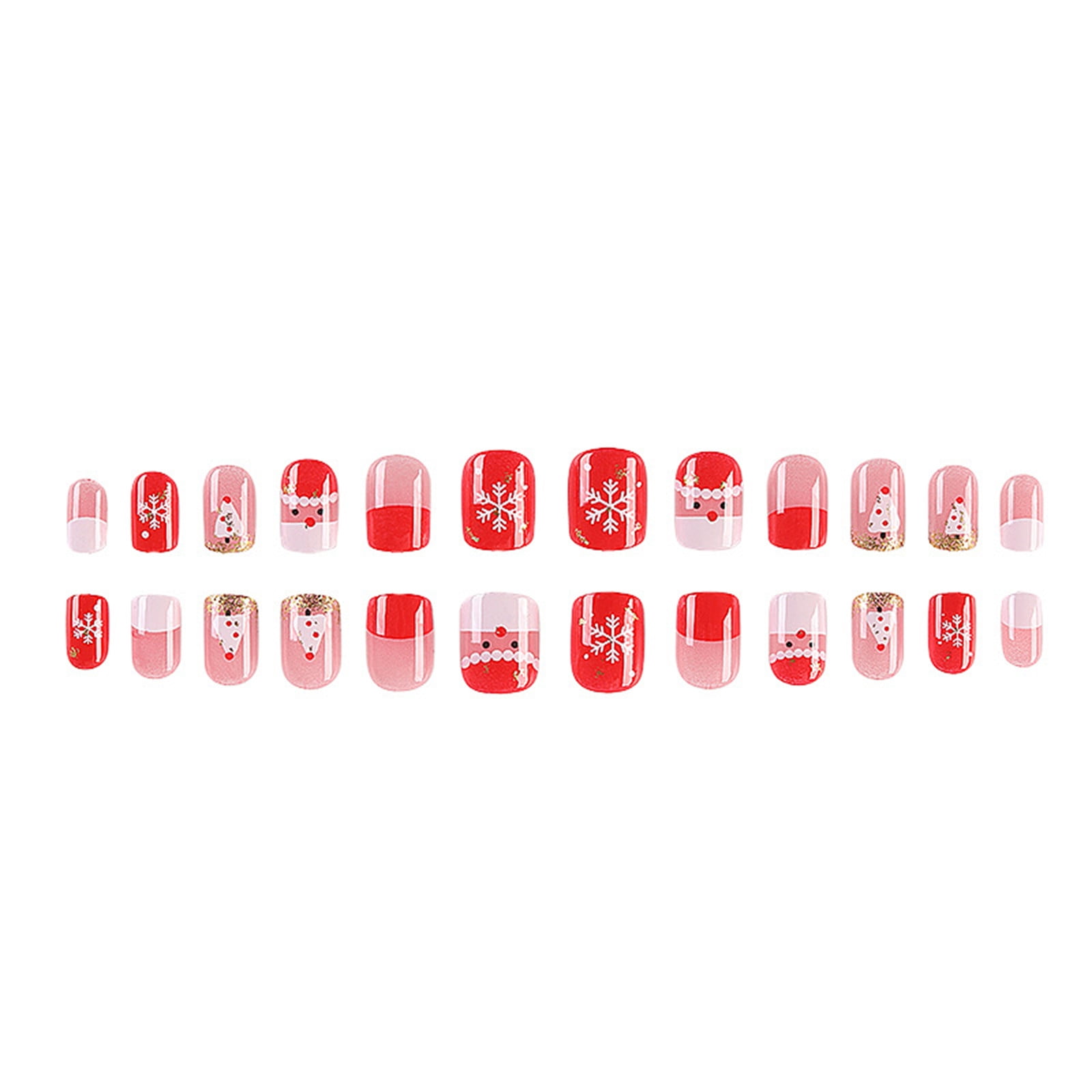 Clear Coffin Nails for Kids Short Coffin Nails Clear And Natural Longs ...