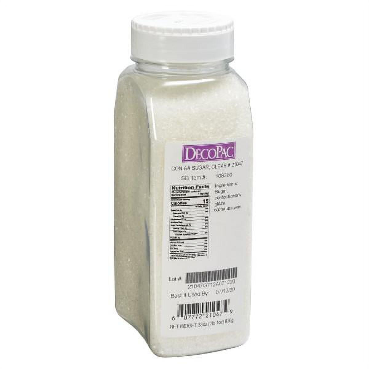 A Birthday Place, Clear AA Sugar Decorations, 33-Ounce Container, Large ...