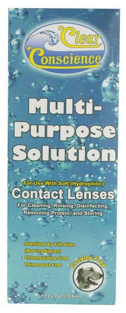 Clear Conscience Multi-Purpose Contact Solution, 12 Oz - Walmart.com