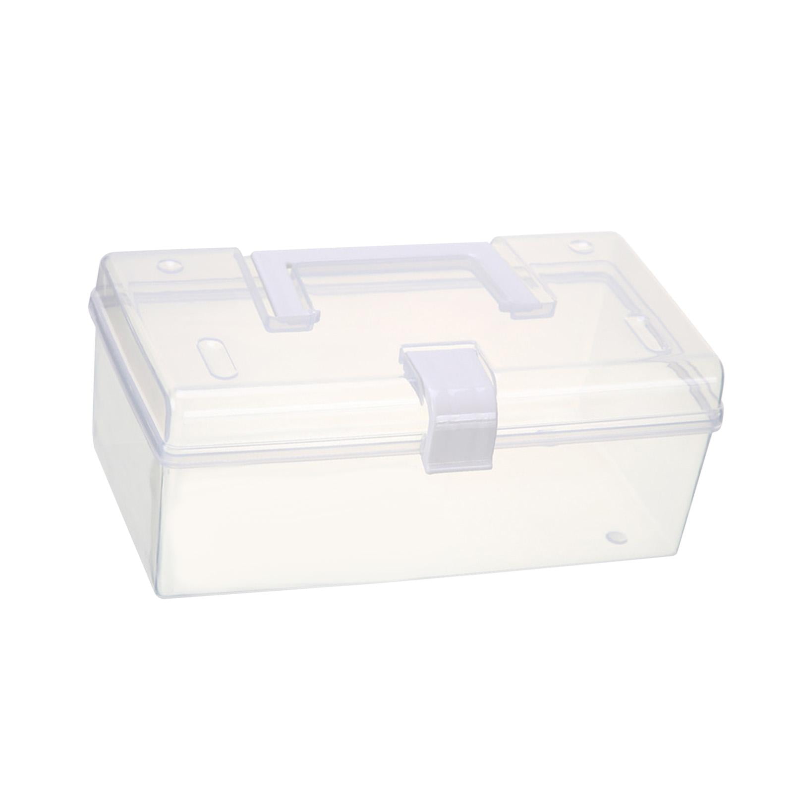 Clear Container Bin, with Handle Multifunctional Easy Accessibility ...