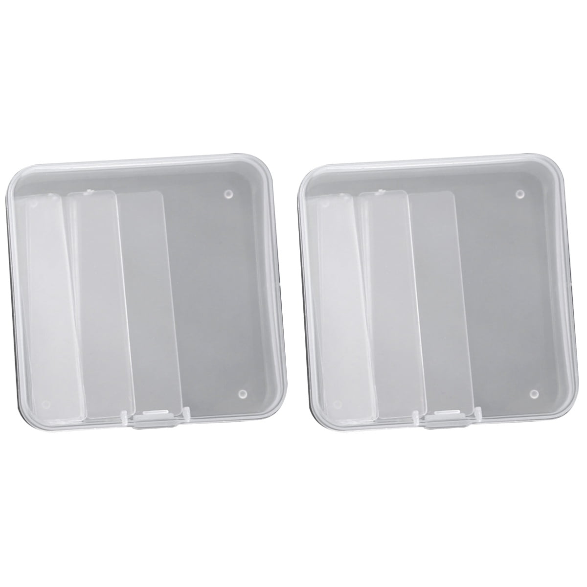 Clear Container Nail Stuff Organizer Storage Box Fake Nails Case ...