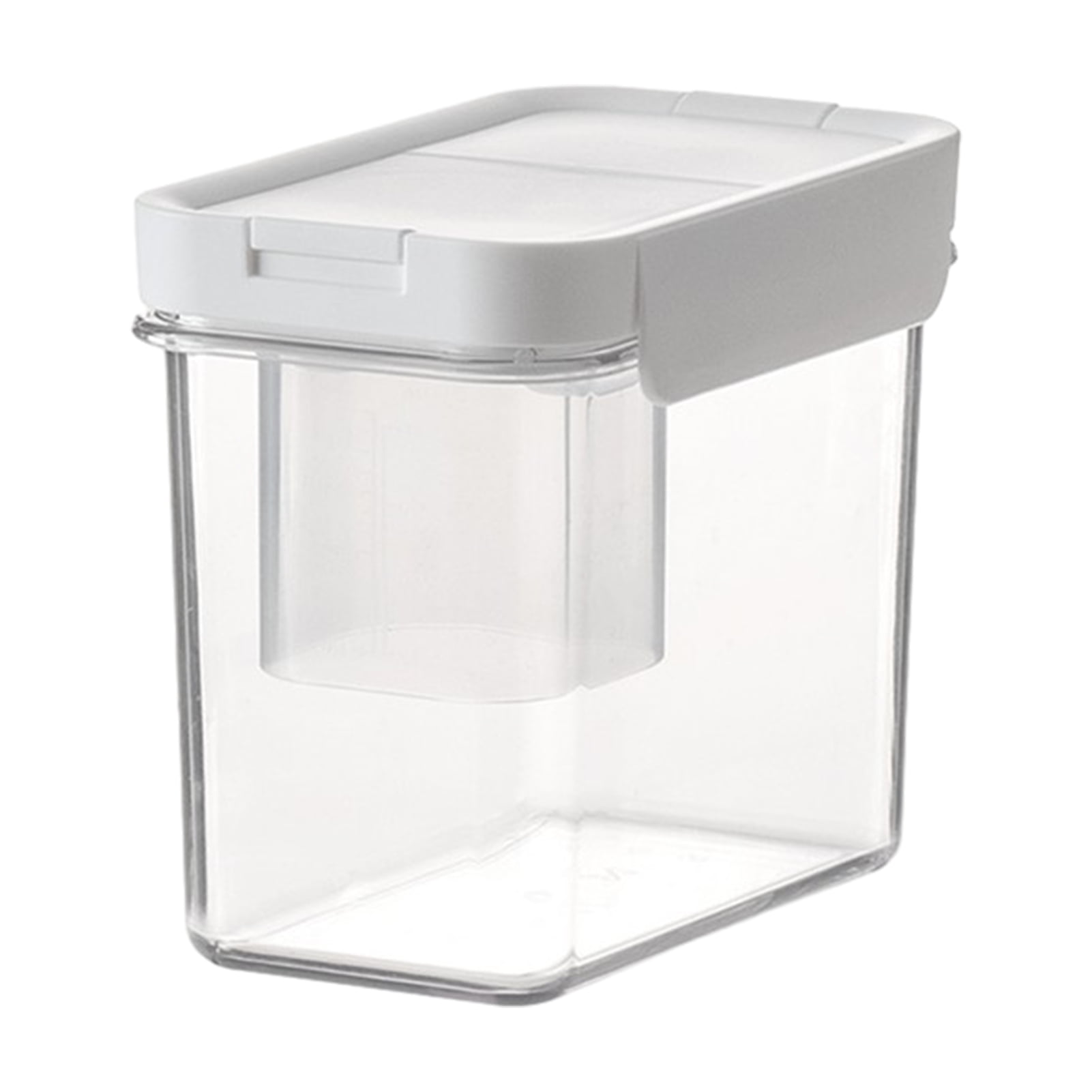Clear Containers for Food, Airtight Grains Storage Kitchen Box ...