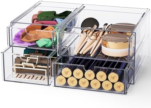 Clear Containers for Hair Accessory Organizing, Plastic Hair Accessory ...