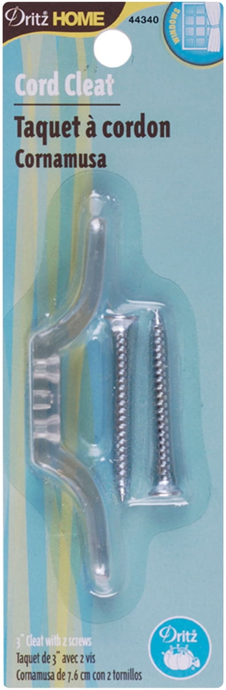 Clear Cord Cleat 3"- - Walmart.com