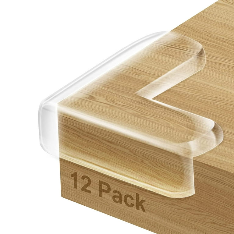 Clear Corner Guards 12 PCS Table Corner Protectors Clear Edge Bumpers Corner Protector for Baby Kids Furniture Cabinet Glass Coffee Table ect. Walmart