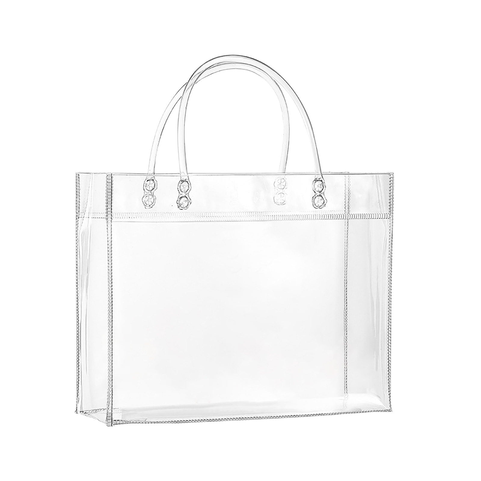 Clear Cosmetic Bag Clear Pvc With Zip Handle Portable Travel Luggage Bag Airport Air Vacation