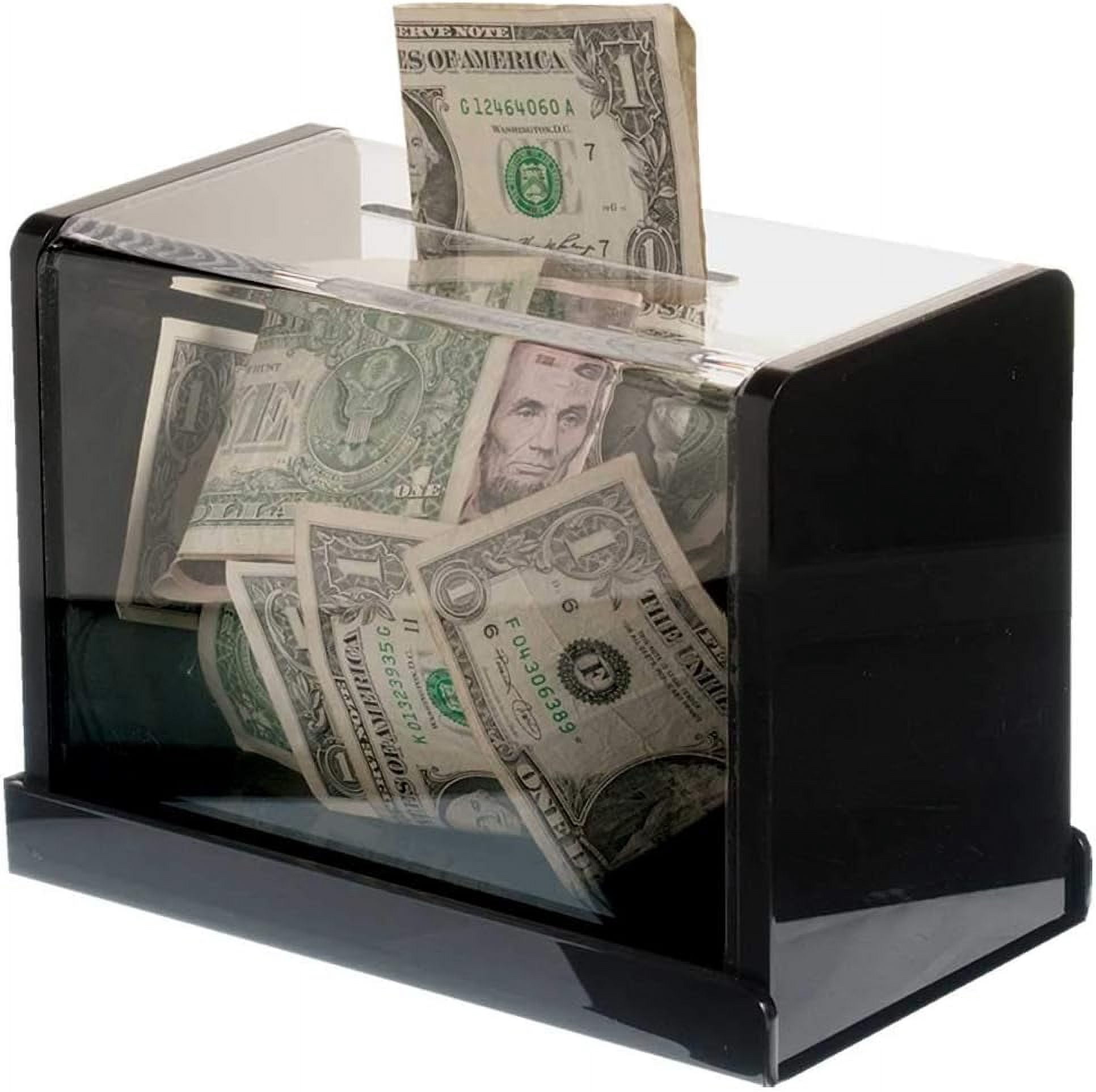 Clear Counter Mount Tip Box - Acrylic - with mounting Bracket - Walmart.com
