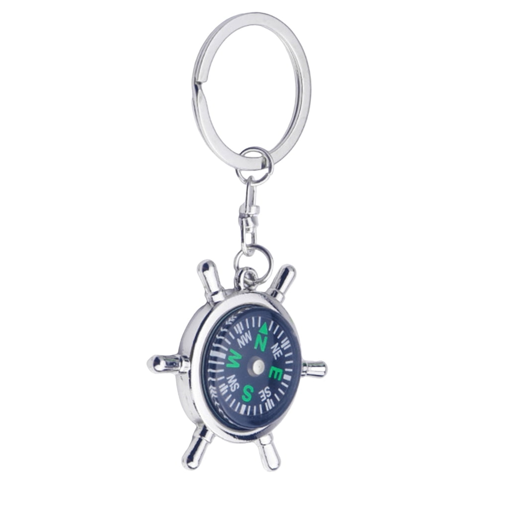 Clear Cover Survival Compasses Camping Hunting Hiking Mini Keychains ...