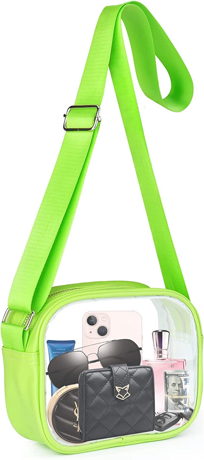Clear Crossbody Bag, Stadium Approved Clear Purse Bag for Concerts ...