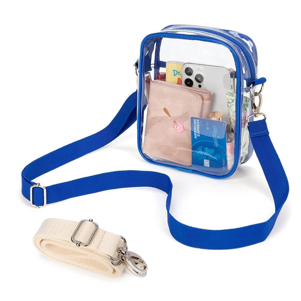Clear Crossbody Purse Stadium Approved Transparent Small Bag for ...
